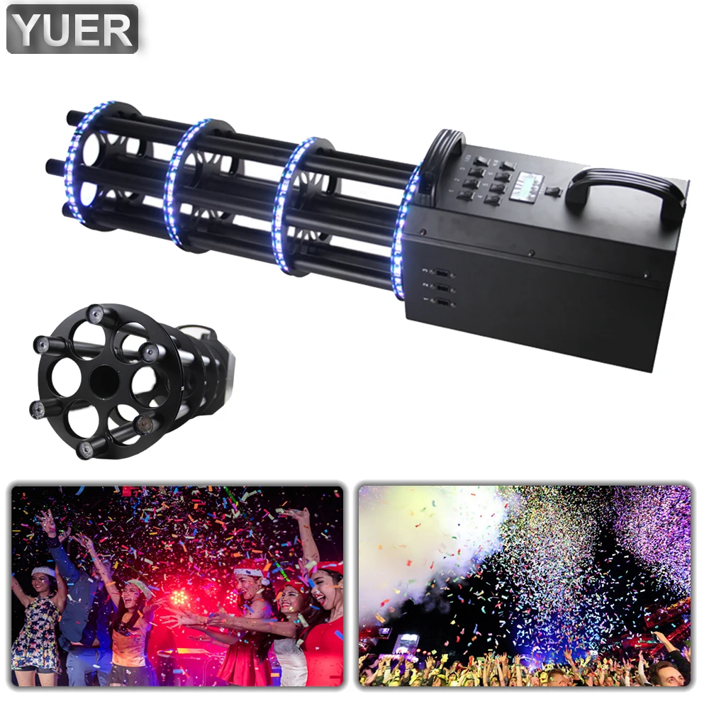 LED-Six-Head-Electronic-Firework-Gun-Salute-Machine-Handheld-Stage ...