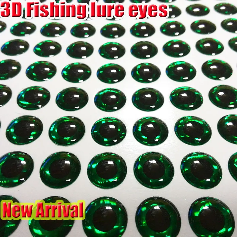 2023 NEW 3D fishing lure eyes fly eyes choose size:4MM--8MM quantity ...
