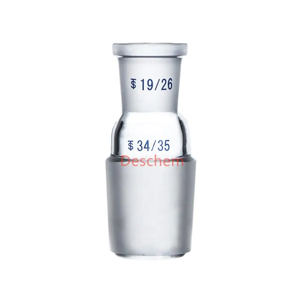 Glass Reducing Adapter from 34/35 to 19/26,Borosilicate Glass ...