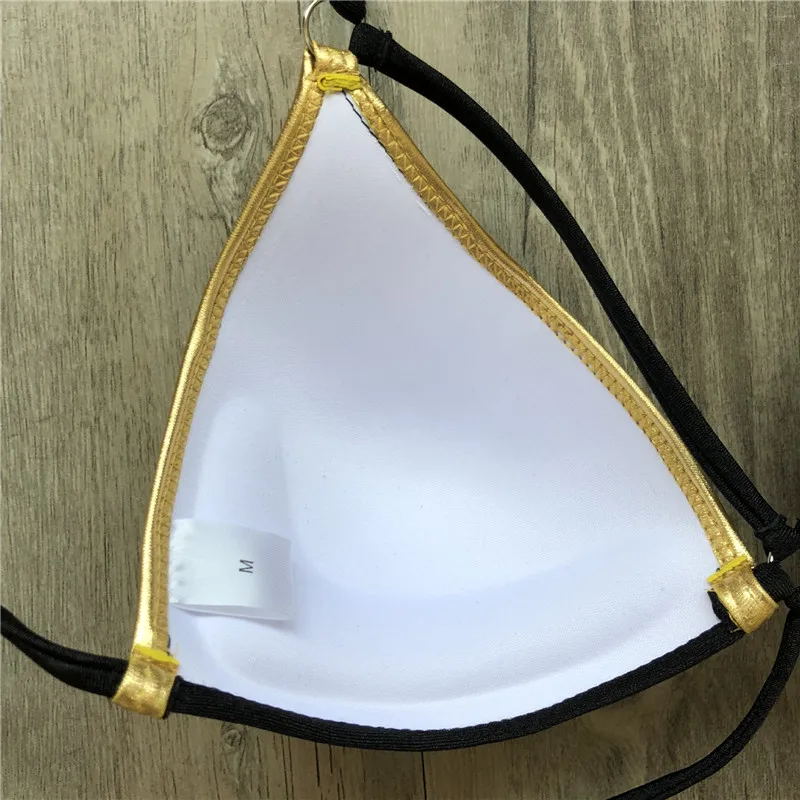 Pu Leather Bikini Set Red Triangle Swimwear Women 2021 Fashion Summer ...