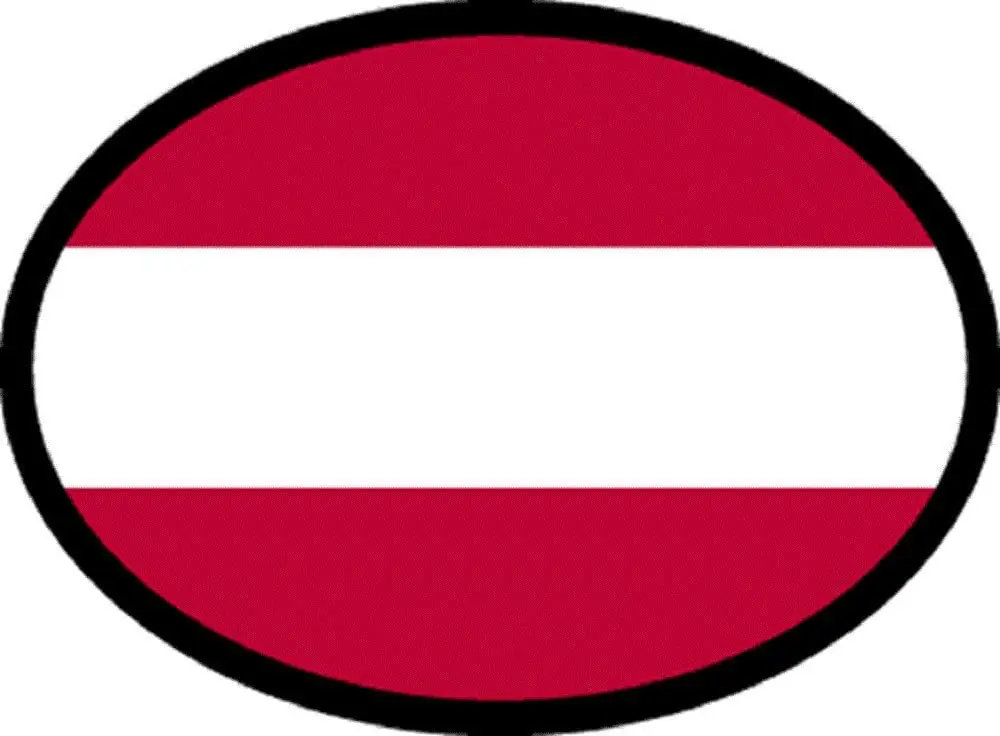 Hot Sell Austrian Flag Sticker Orignal Artwork Vinyl Reflective ...