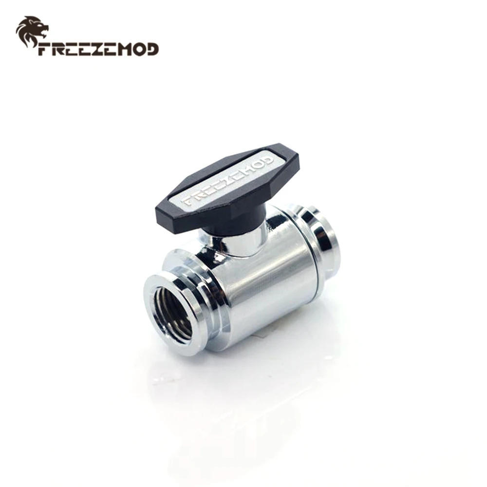 FREEZEMOD Drain Valve Faucet Dual G1/4 Thread Water Tap Stopper Liquid ...