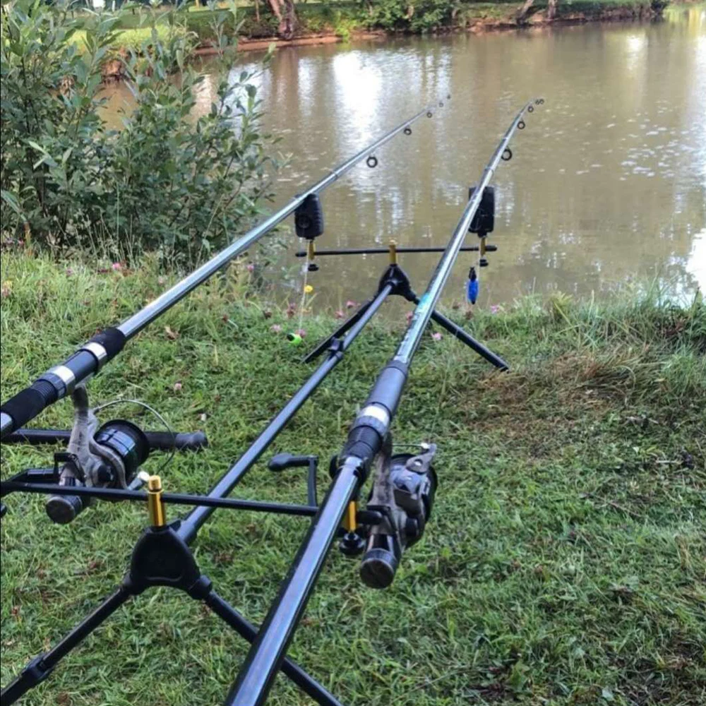 Adjustable-Carp-Fishing-Rod-Rack-Pod-Holder-Set-Folding-Bank-Sticks ...