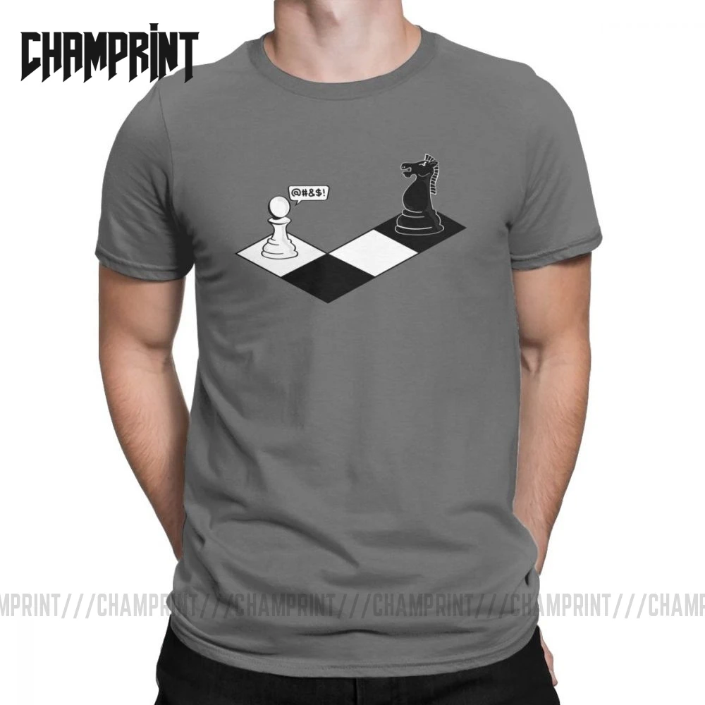 Chess Men's T Shirts King Queen 60s Board Game Horse Fan Player Dad ...
