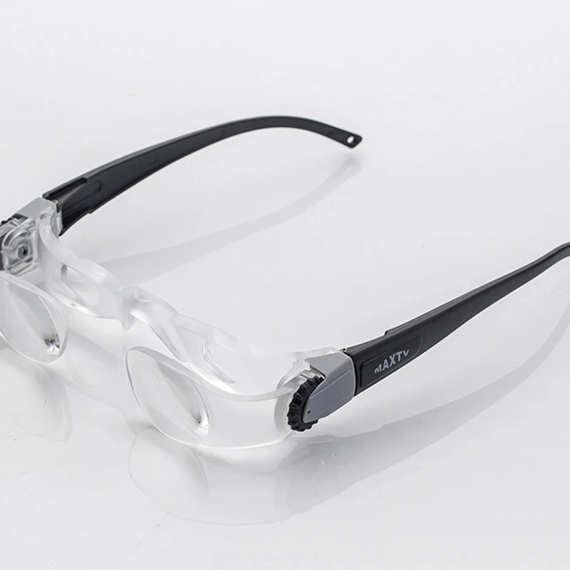 Nieuwe-TV-Bril-Verstelbare-2-1x-Vergrootglas-Lens-Loep-Bereik-van ...