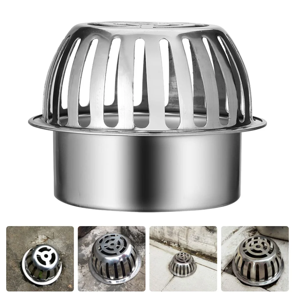 Grate-Drain-Roof-Dome-Drain-Cover-Dome-Strainer-Stainless-Steel-Dome ...