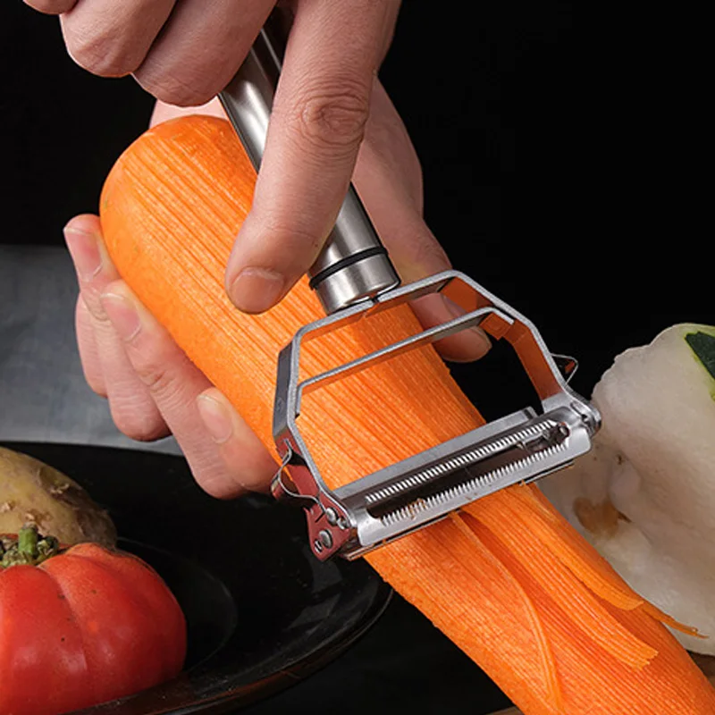 Edelstahl Gemüse Schäler Obst Slicer Essen Cutter Kartoffeln Karotten ...