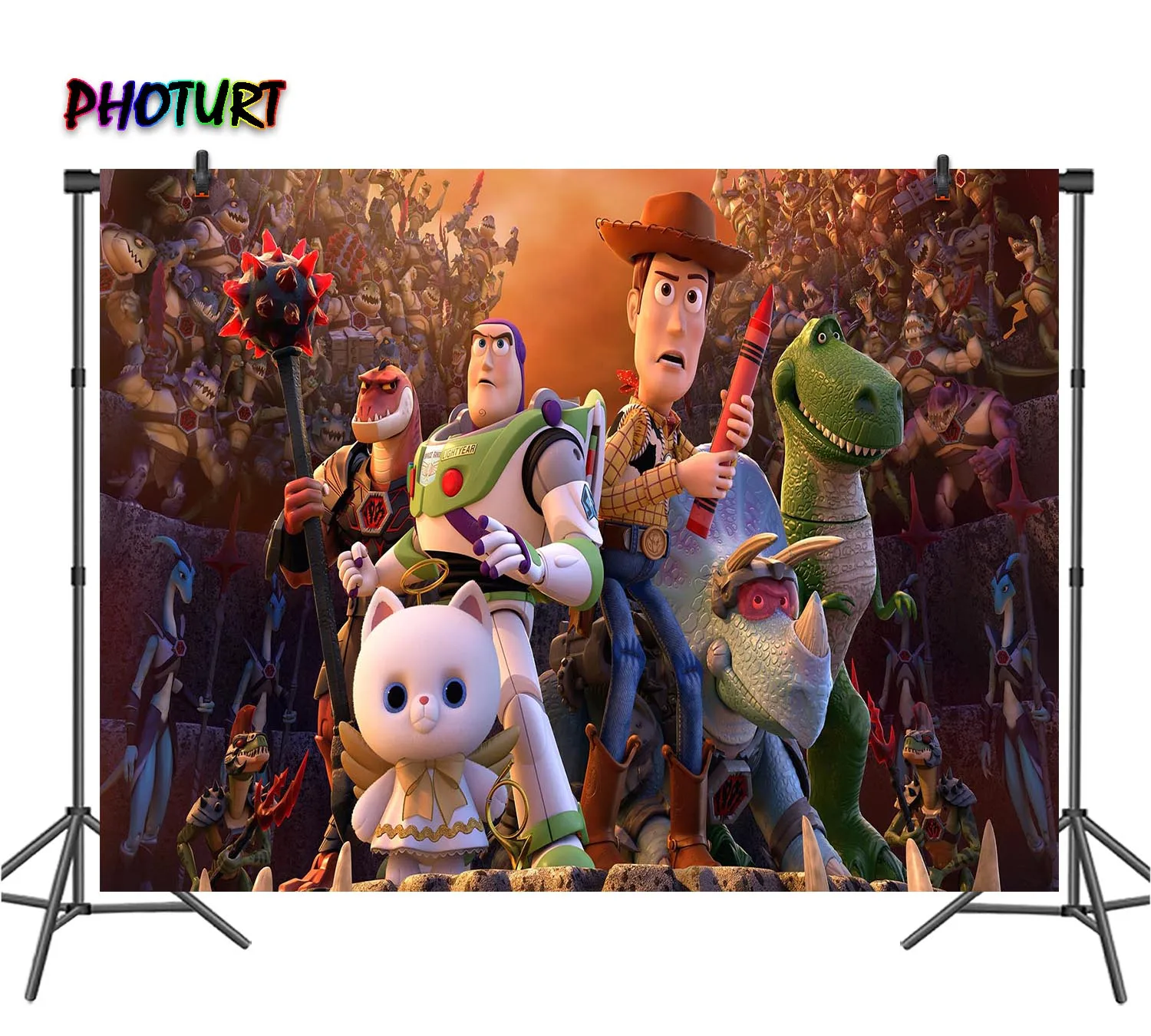 PHOTURT Toy Story Photography Backdrops Kids Birthday Background Woody ...