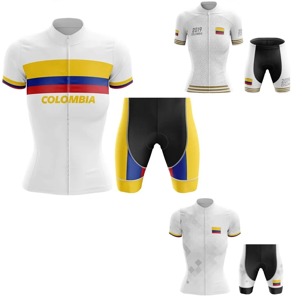 2020-Team-Colombia-Cycling-Jersey-Set-Women-s-Cycling-Clothing-Road ...
