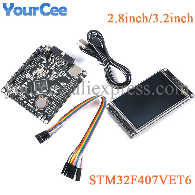 TFT LCD Display Module, Development Core Board, Cortex M4 ARM, 2,8 ", 3,2", STM32F407VET6 ...