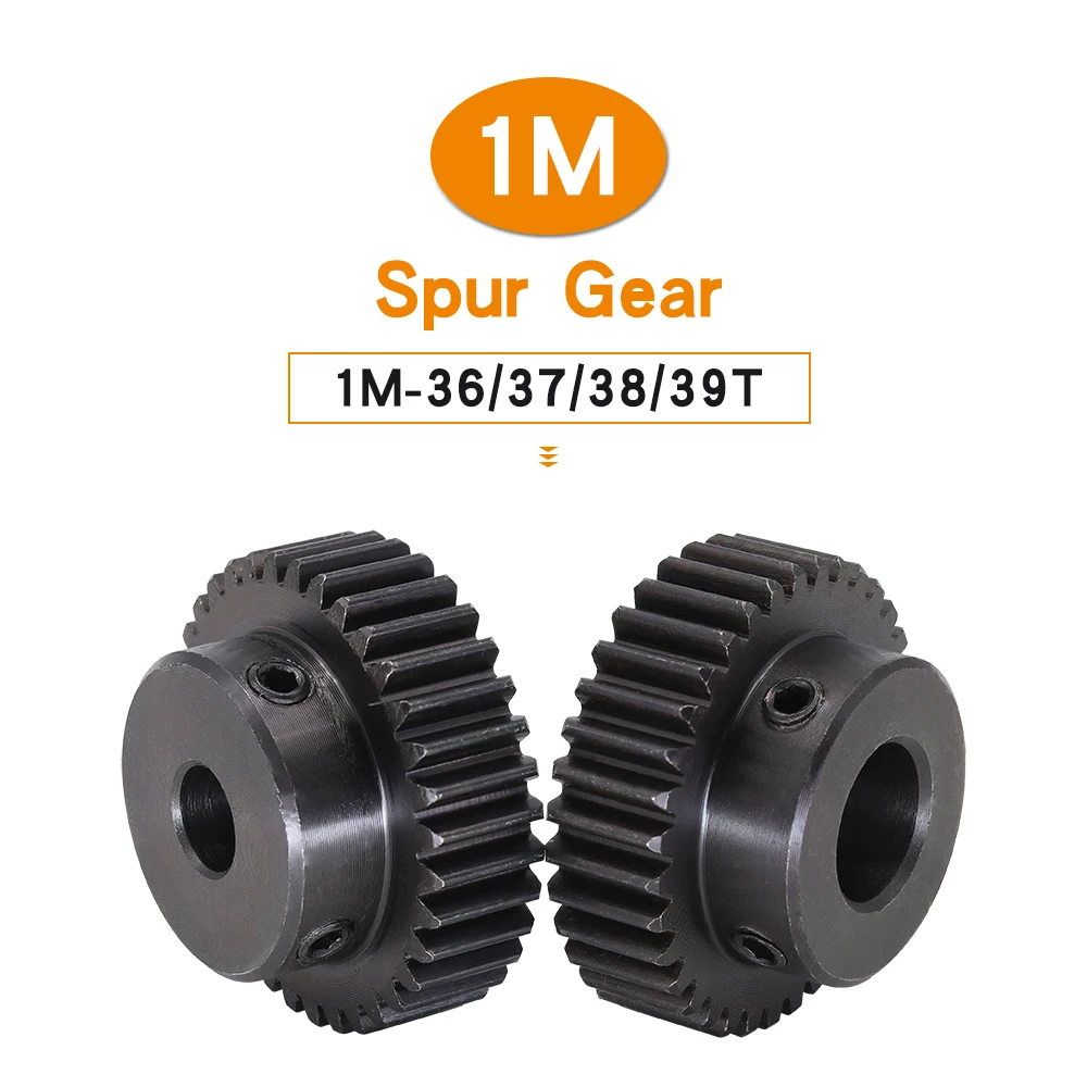 Module-1-Motor-Gear-1M-36T-37T-38T-39Teeth-SC45-Carbon-Steel-Material ...