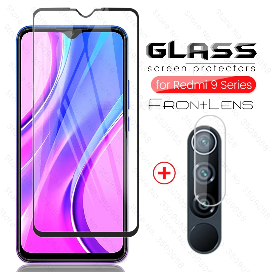 Cristal protector para xiaomi redmi 9a 9c 9, lente de cámara, gafas ...