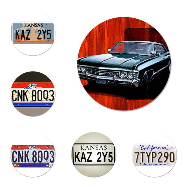 Supernatural Impala License Plate