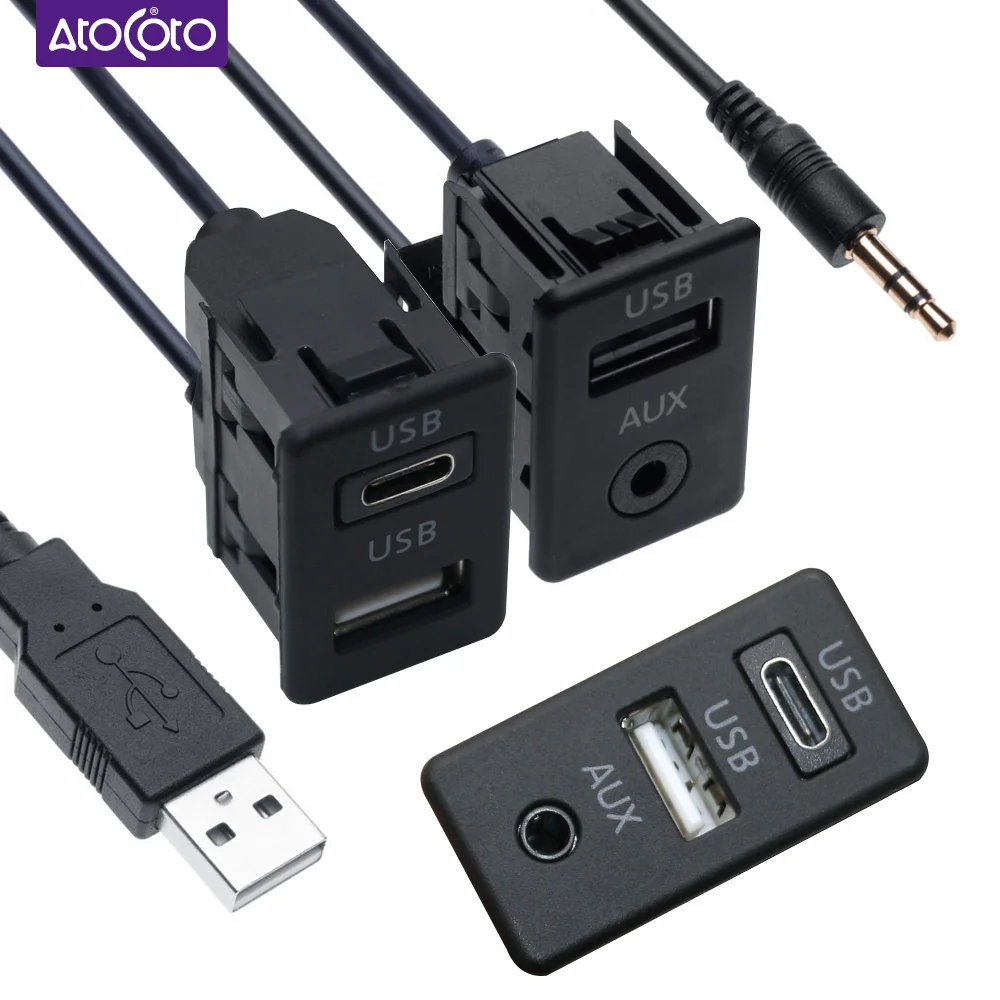 Universal-Car-Dash-Flush-Mount-USB-Type-C-Port-Switch-Panel-Auto-Boat-3-5mm-AUX.jpg