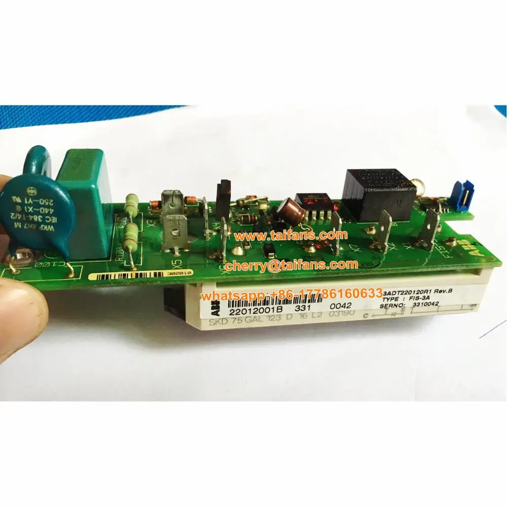 IGBT module with drive board 3ADT220120R1 F1S-3A FIS-3A SKD75GAL123D16L2 SKD 75 GAL 123 D 16 L2