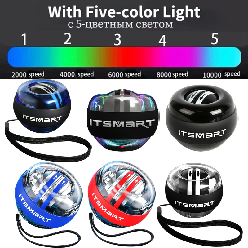 Led Wrist Power Hand Ball Powerball Autostart Force Led Gyroscopic Powerball Led Aliexpress
