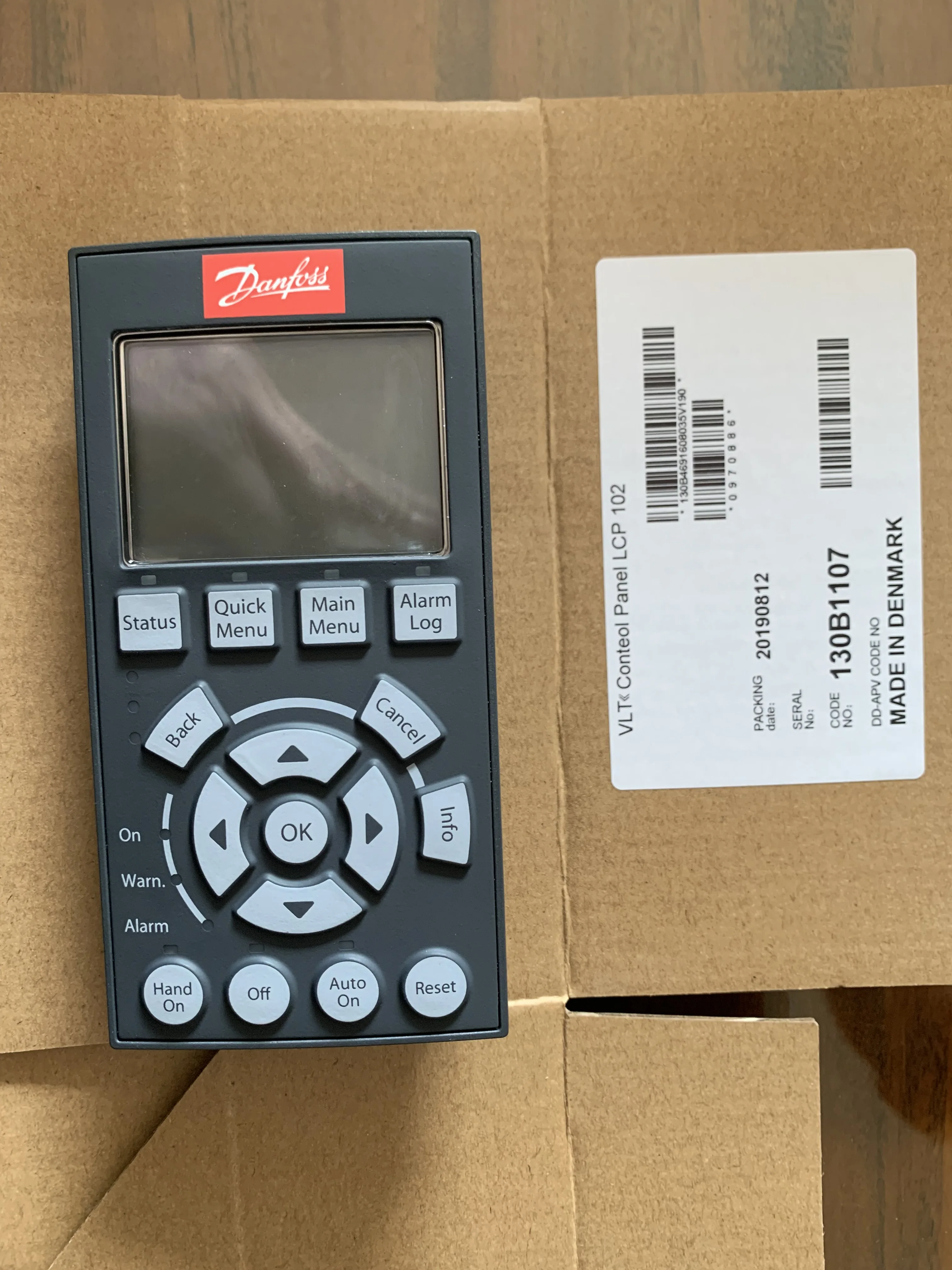 Danfoss inversor Original, panel de operación de la serie FC301 FC302 ...