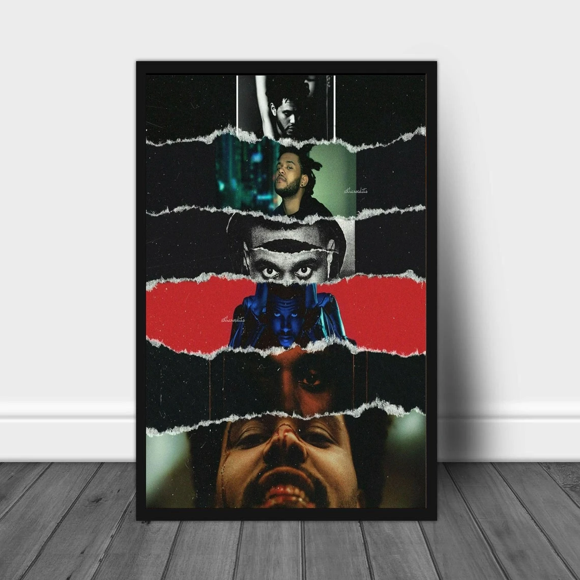The Weeknd Album Collage