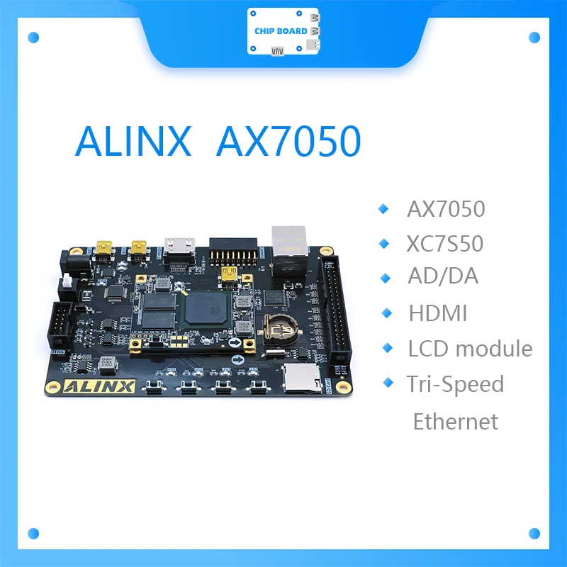 ALINX AX7050 브랜드 XILINX Spartan 7 FPGA 개발 플랫폼 XC7S50FGGA484|데모 보드| - AliExpress