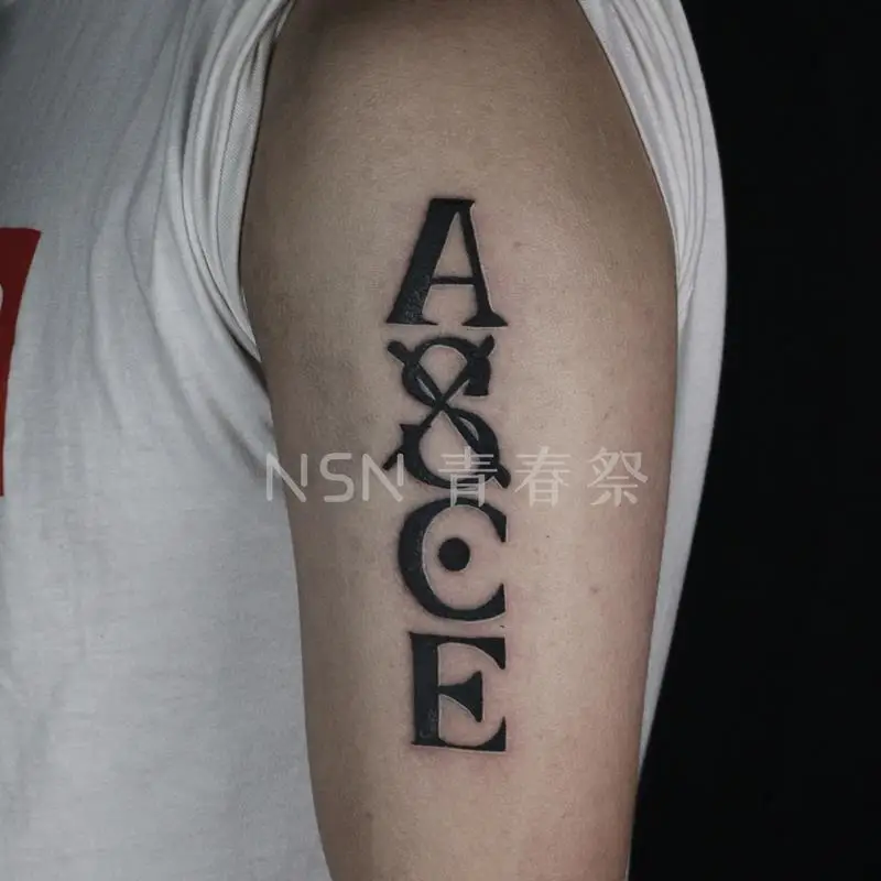 One Piece Ace Tattoo Font