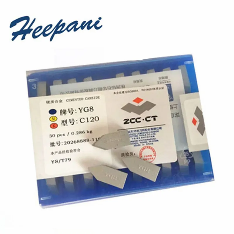 30pcs-C120-YT15-YG6-YG8-YT5-YW1-YW2-Cemented-Carbide-Thread-Turning-Brazed-Inserts-Carbide ...