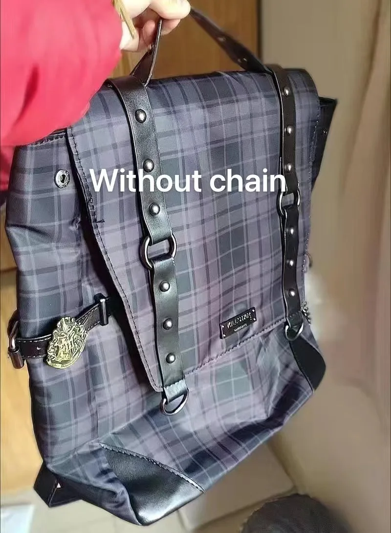 Girls-Bagpack-Women-Plaid-Gothic-Punk-Rock-Backpack-Techwear-Goth ...