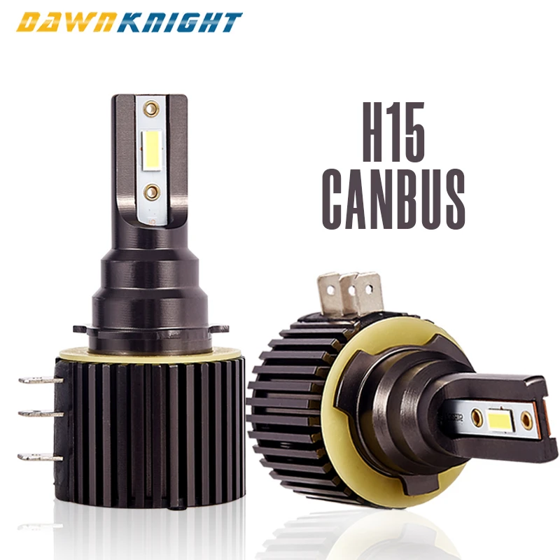 2pcs H15 Built-in Canbus Led Car Headlight Lamp Day Time Running Lights ...