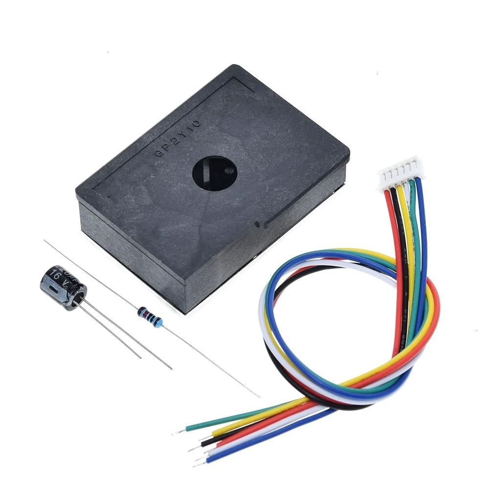 GP2Y1010AU0F Optical Dust Sensor - 2.5V5.5V power.