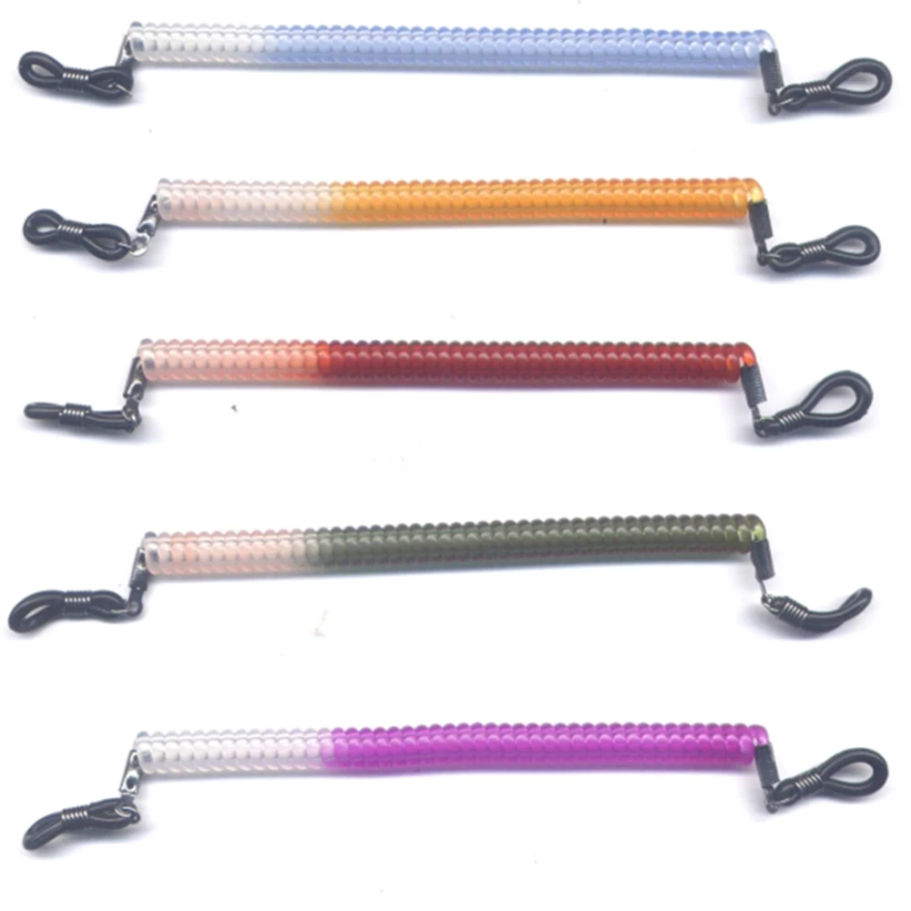 gradient-bi-color-elastic-kids-eyeglass-frame-spiral-children-spring ...