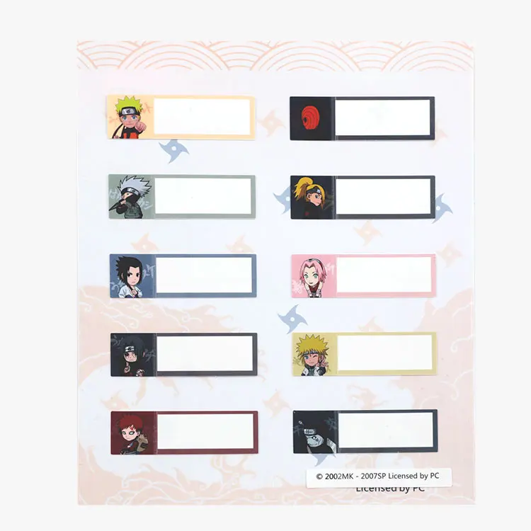 Brdwn-NARUTO-Official-Authorization-Cosplay-Name-Stickers-Waterproof ...