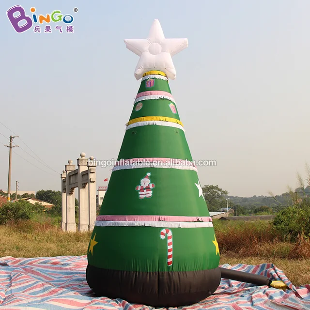 Giant Inflatable Christmas Tree Series Air-blown Xmas Trees Balloon for ...