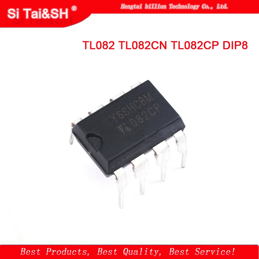 10 pçs/lote TL082CP TL082 TL082CN 4MHZ DIP 8 IC OPAMP JFET|Circuitos ...