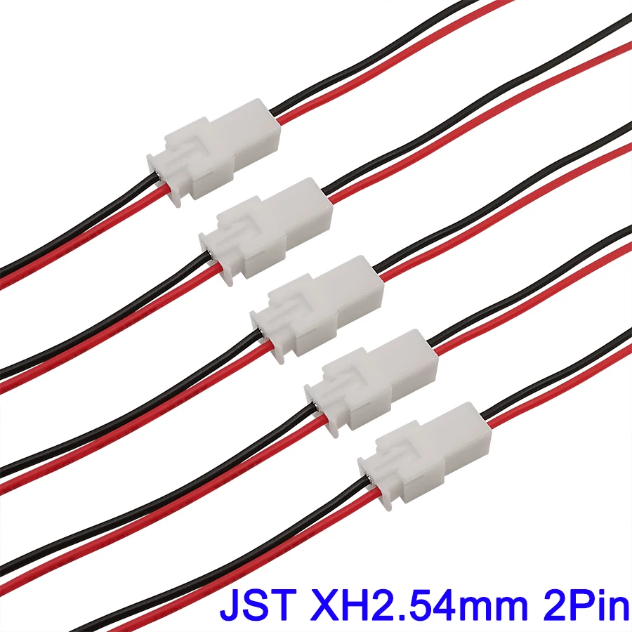 Connector Jst XH 2.54mm S - 2 To 12 Pin, 10cm To 30cm Length, Pre-Wired ...