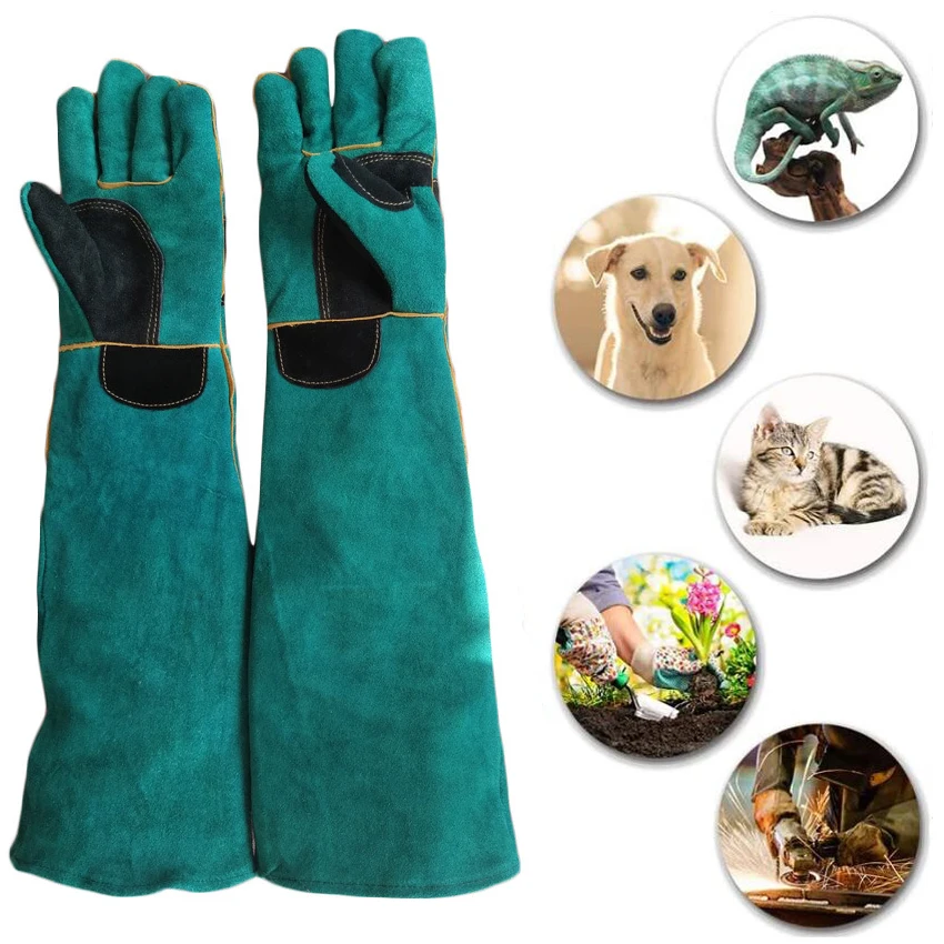 Animal-Handling-Anti-Bite-Gloves-Reinforced-Leather-Anti-Scratch-Gloves ...