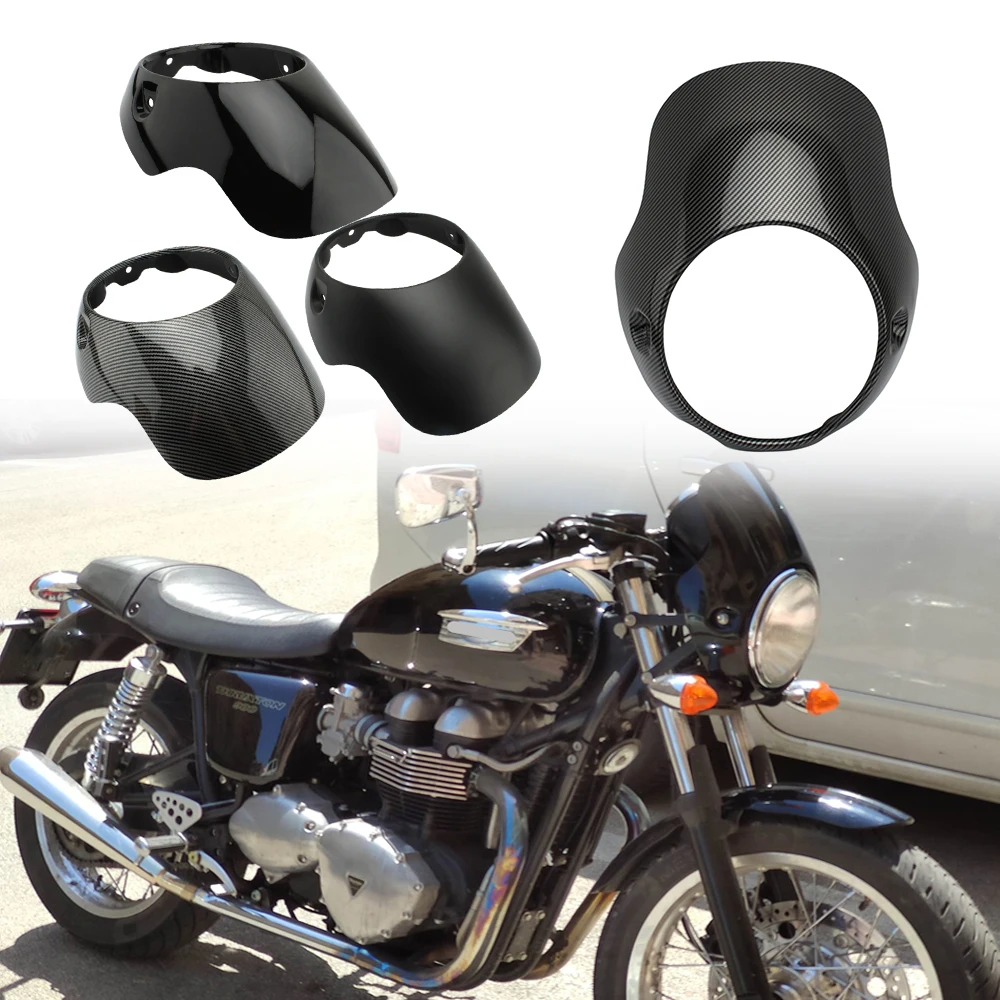 Motorcycle Headlight Cafe Racer Flyscreen Surround Front head ...