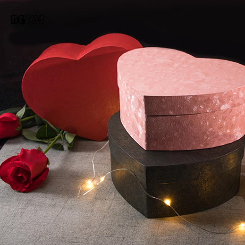 Heart Shaped Gift Box Romantic Gift Box Large Love Heart Creative High ...