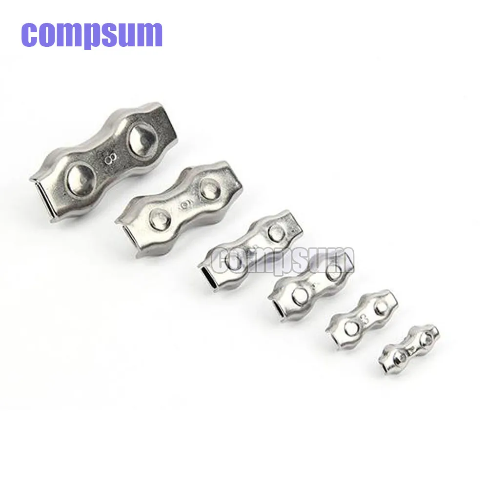 Stainless-Steel-Double-Bolt-Clip-Wire-Rope-Cable-Clamp-Caliper-Rope ...