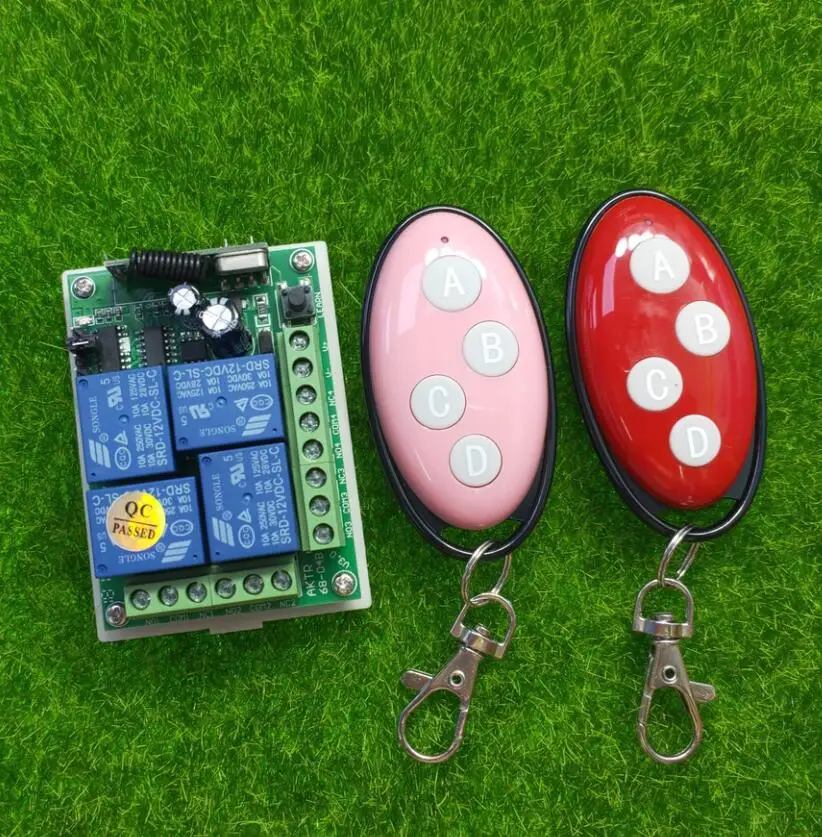 Nuevo-sistema-de-Control-remoto-inal-mbrico-Universal-DC-12V-10A-4 ...