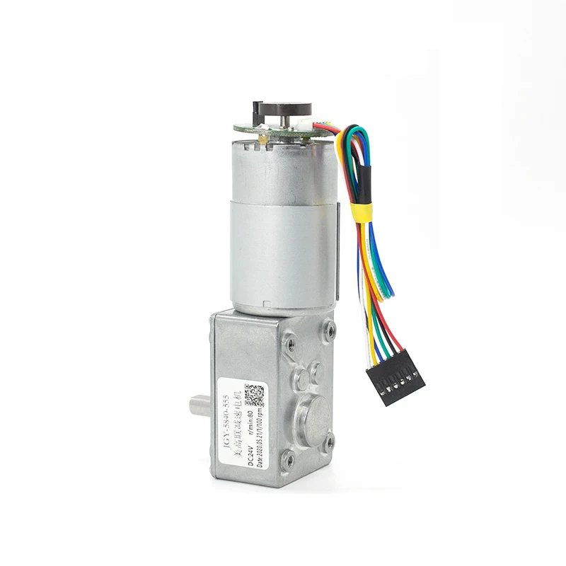 12v 24v Encoder Speed Reduction Geared Motors High Torque Low Noise ...