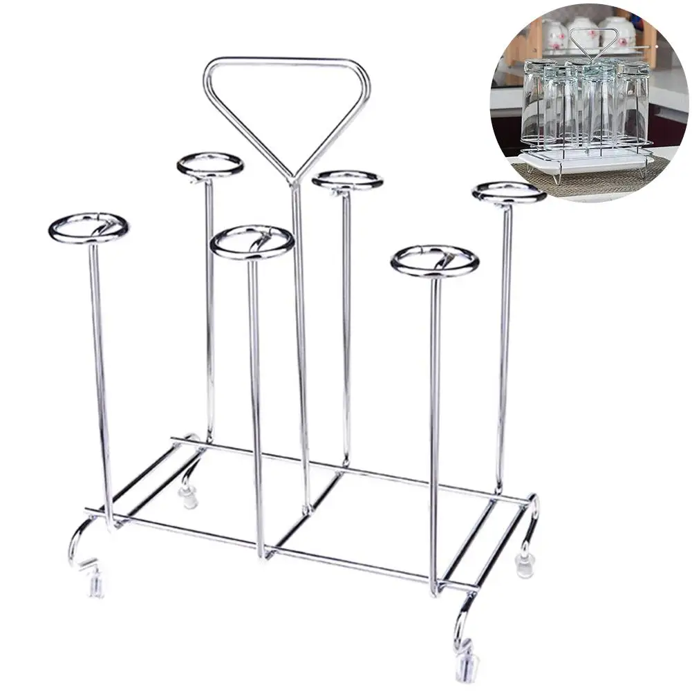 Hot-Kitchen-Glass-Cup-Drying-Stand-Water-Mug-Rack-Draining-Organizer ...