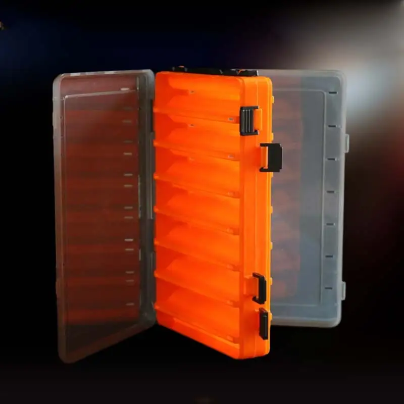 Fishing Tackle Box Lure Storage 14 Compartments Double Sided – My ...