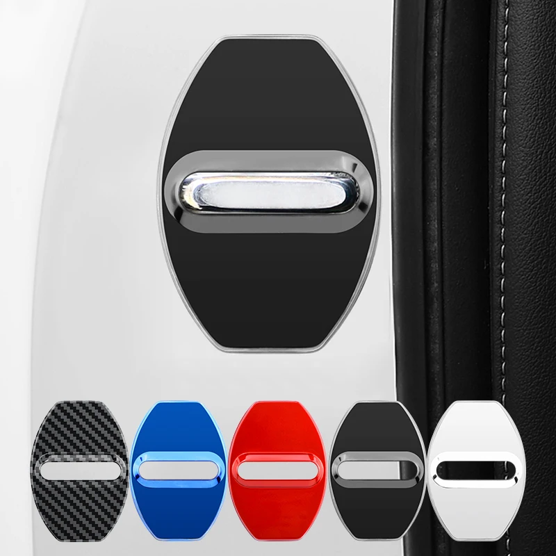 4pcs Car Styling Auto Protect Door Lock Cover Stickers Accessories Case ...