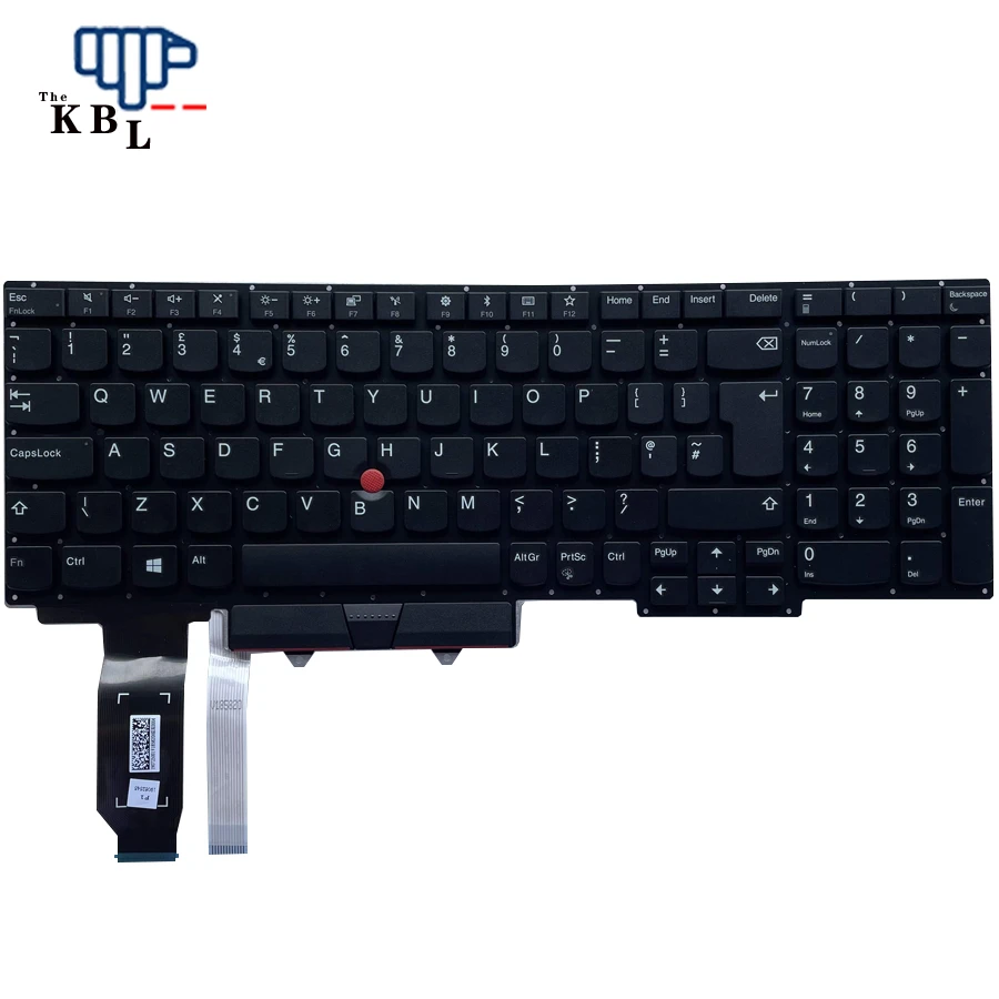 NO New For Lenovo Thinkpad UK Language E15 Black Laptop Keyboard(No ...