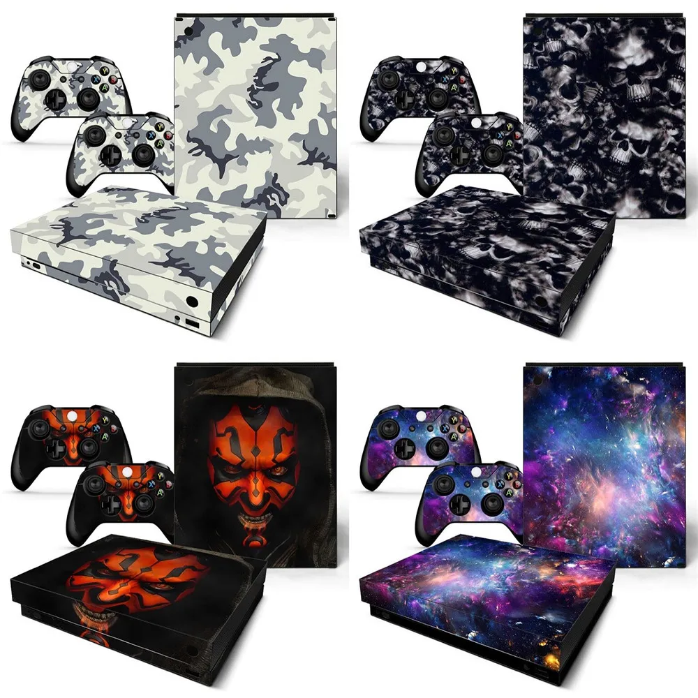 FullBody Protector Skin Sticker Decals For Xbox One X Console With 2PCS ...