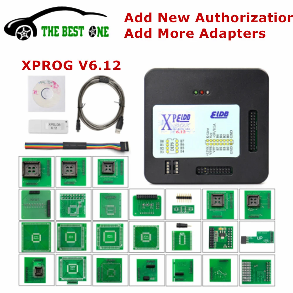 Newest Xprog V6.12 Add New Authorization V5.84 V5.72 X-prog M Metal Box Xprog-m Ecu Programmer ...