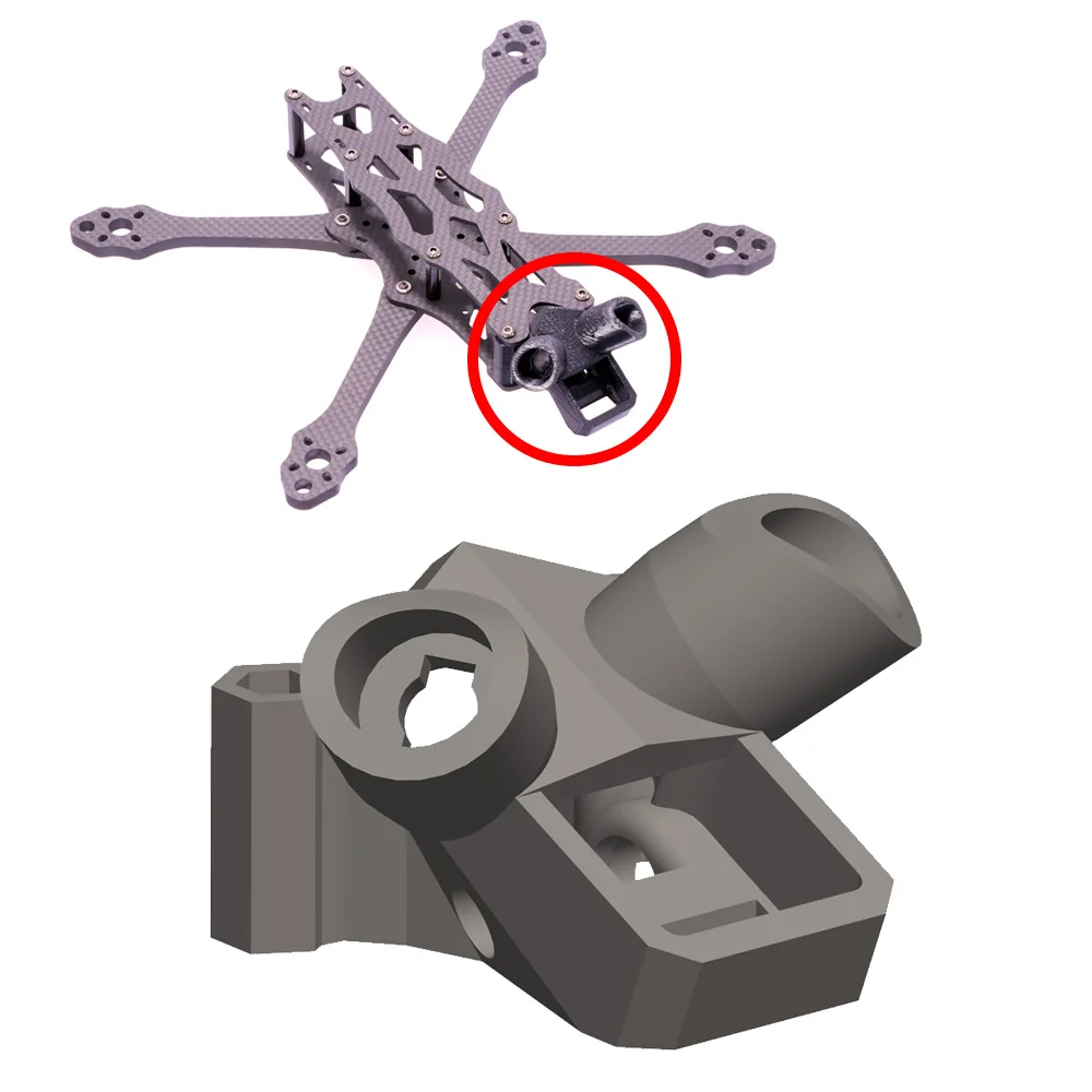 ImpulseRC Apex HD Rahmen Drone TPU 3D Gedruckt Caddx DJI FPV Polar Luft Einheit TBS Crossfire Unsterblich T V2 BN 180 antenne Montieren Sitz AliExpress