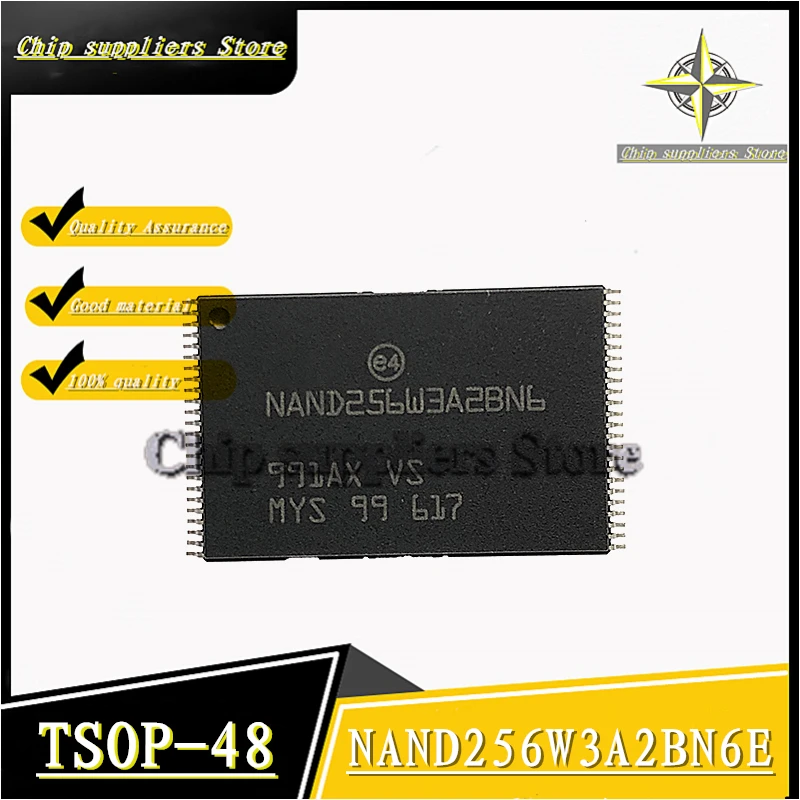 5 pces 20 pces//nand256w3a2bn6e TSOP 48 256w3a2b tsop48 chip de memória ...