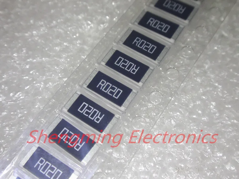 Resistores smd 100 (2512) 1w 0.02r 0.02rf 20mr r020 6432, 1% peças|smd ...