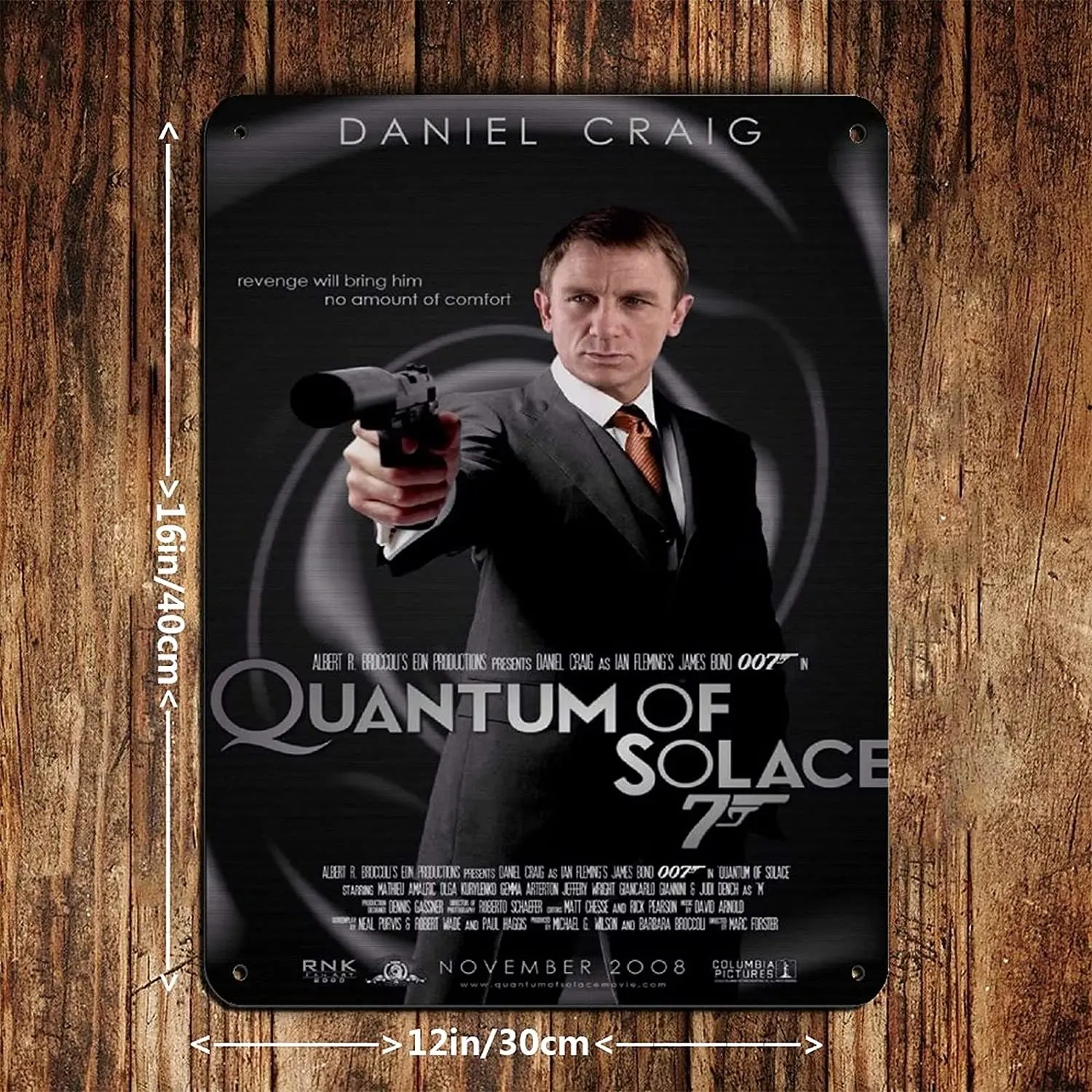 James Bond Quantum Of Solace Movie Poster