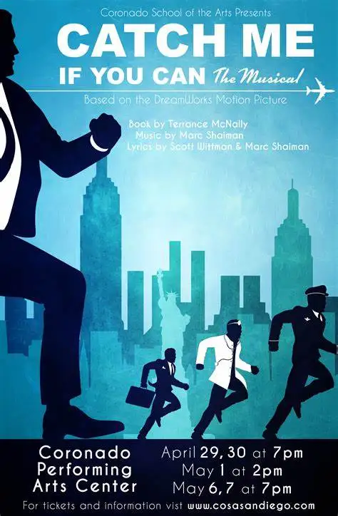 Catch Me If You Can Musical Poster